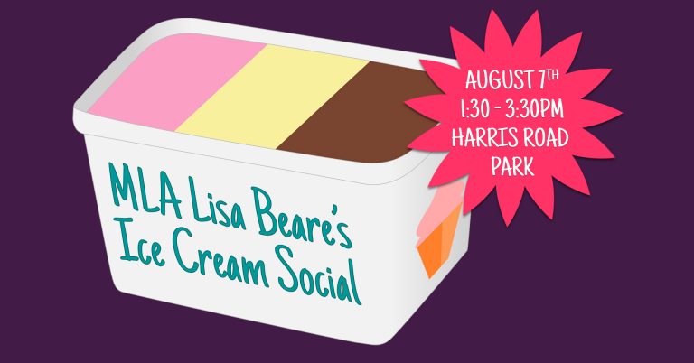 Ice cream social with MLA Lisa Beare - Lisa BeareLisa Beare